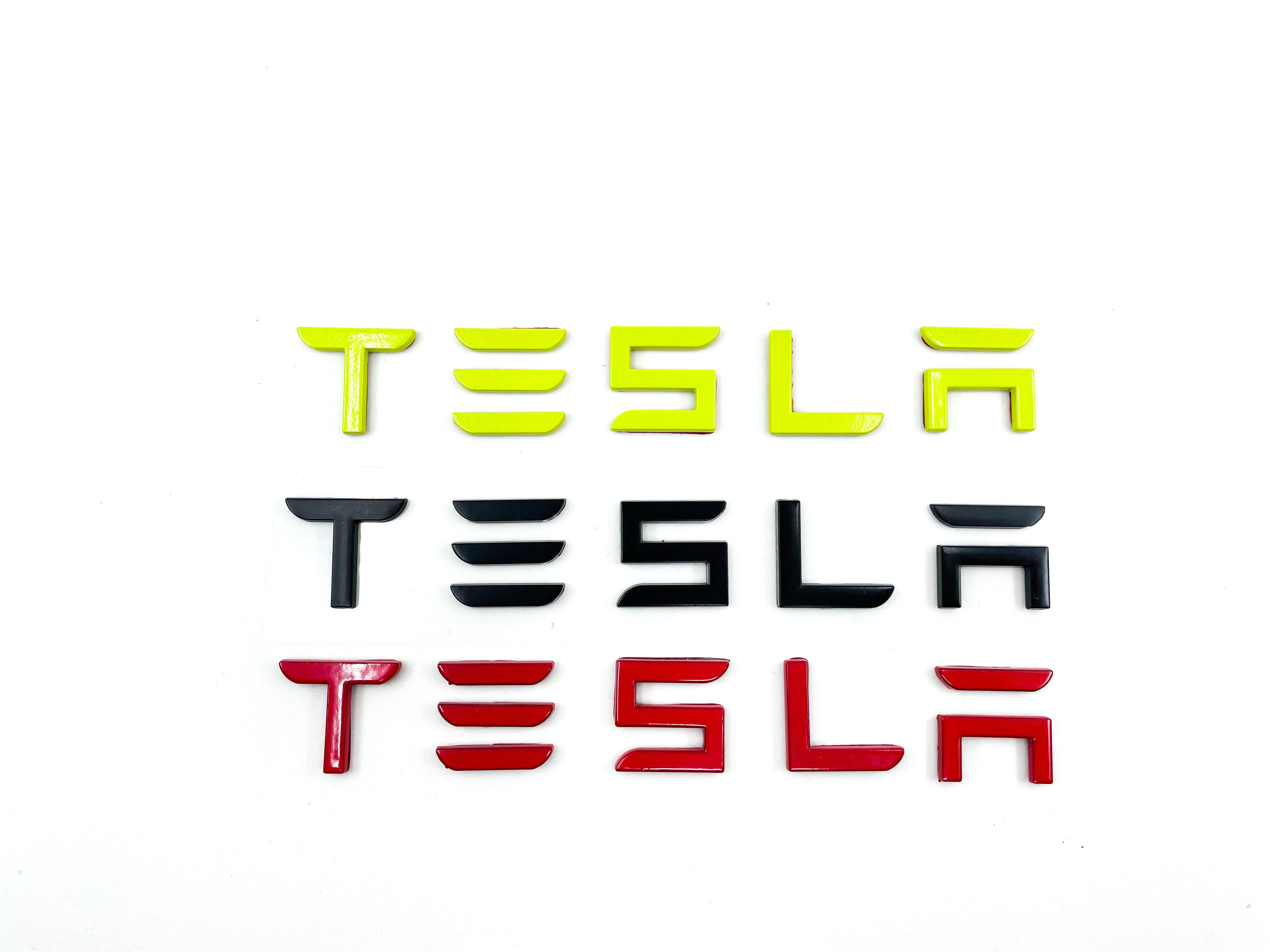 Trunk "TESLA" Letters Emblem – EVMIZE